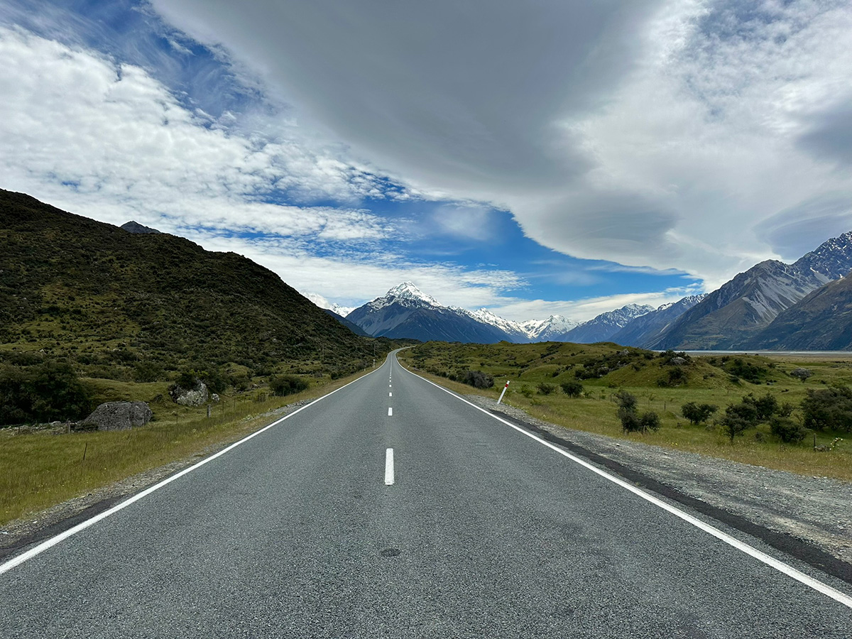 Zo maak je de iconische Mount Cook Road foto (met locatie)